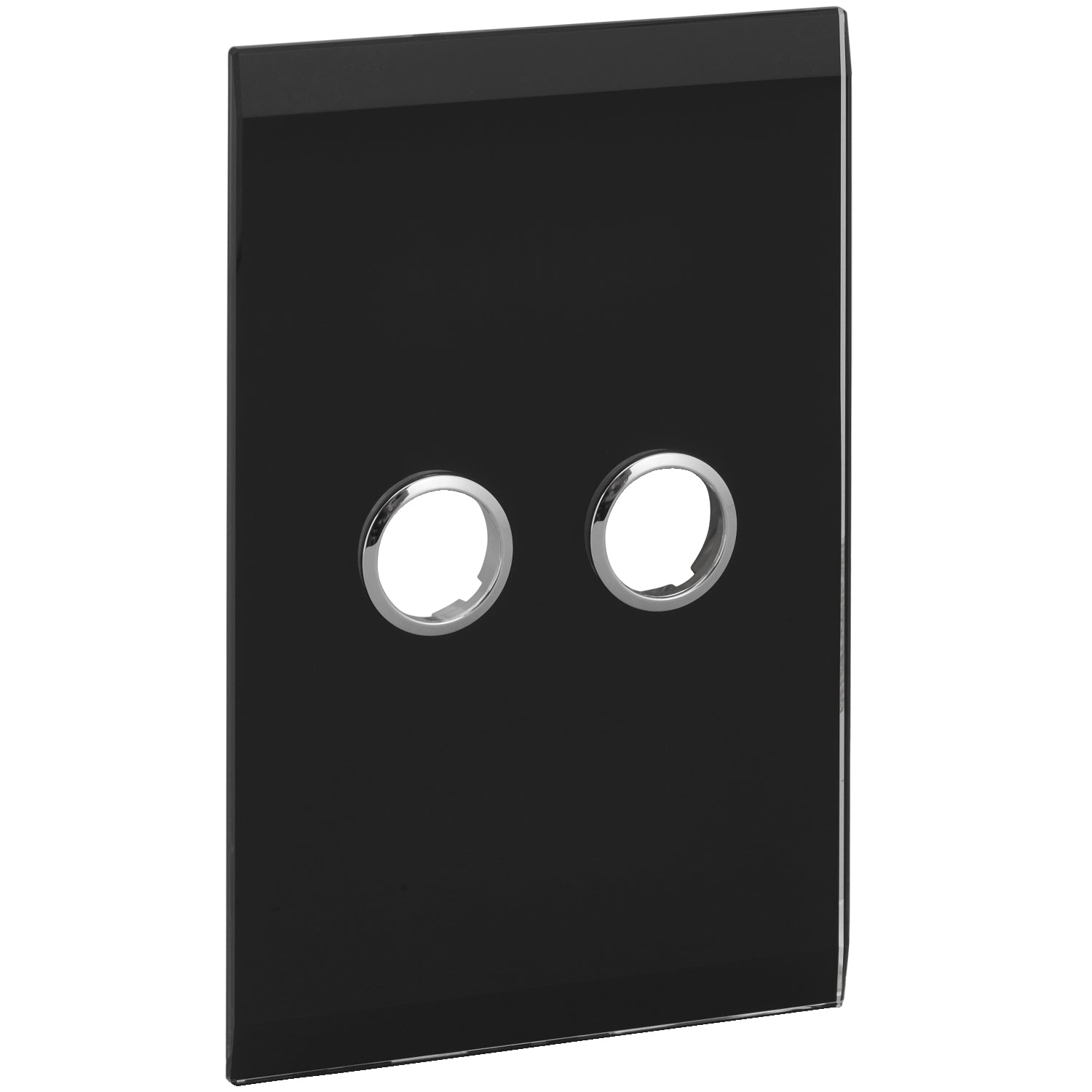 Clipsal Glass Fascia, C-Bus Control and Management System, 2 Gang, Sat