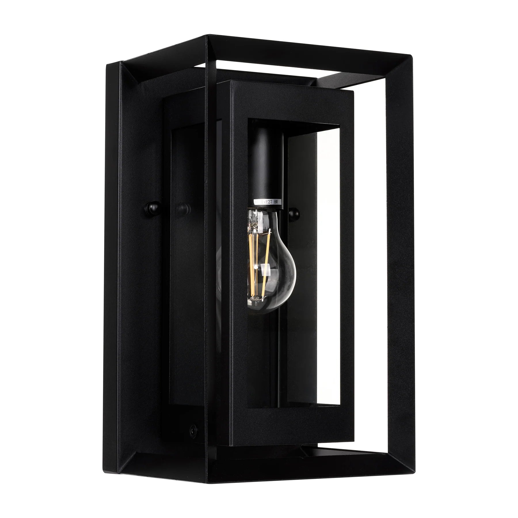 Havit Felix Galvanised Iron Exterior Wall Lights 2700K Black 8W 240V I