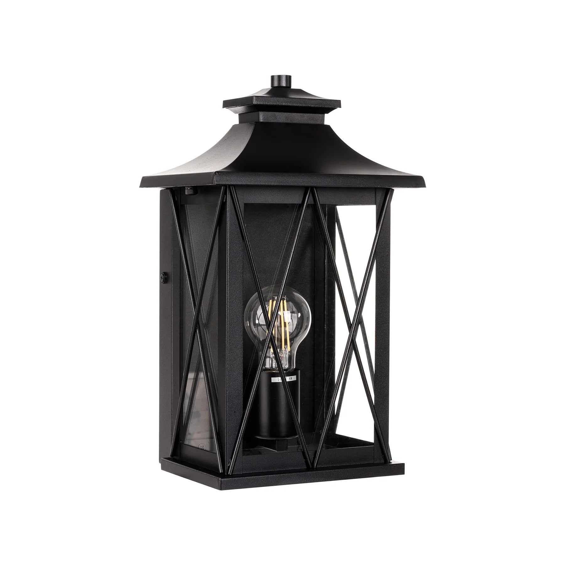 Havit Odin Galvanised Iron Exterior Wall Lights 2700K Black 8W 240V IP