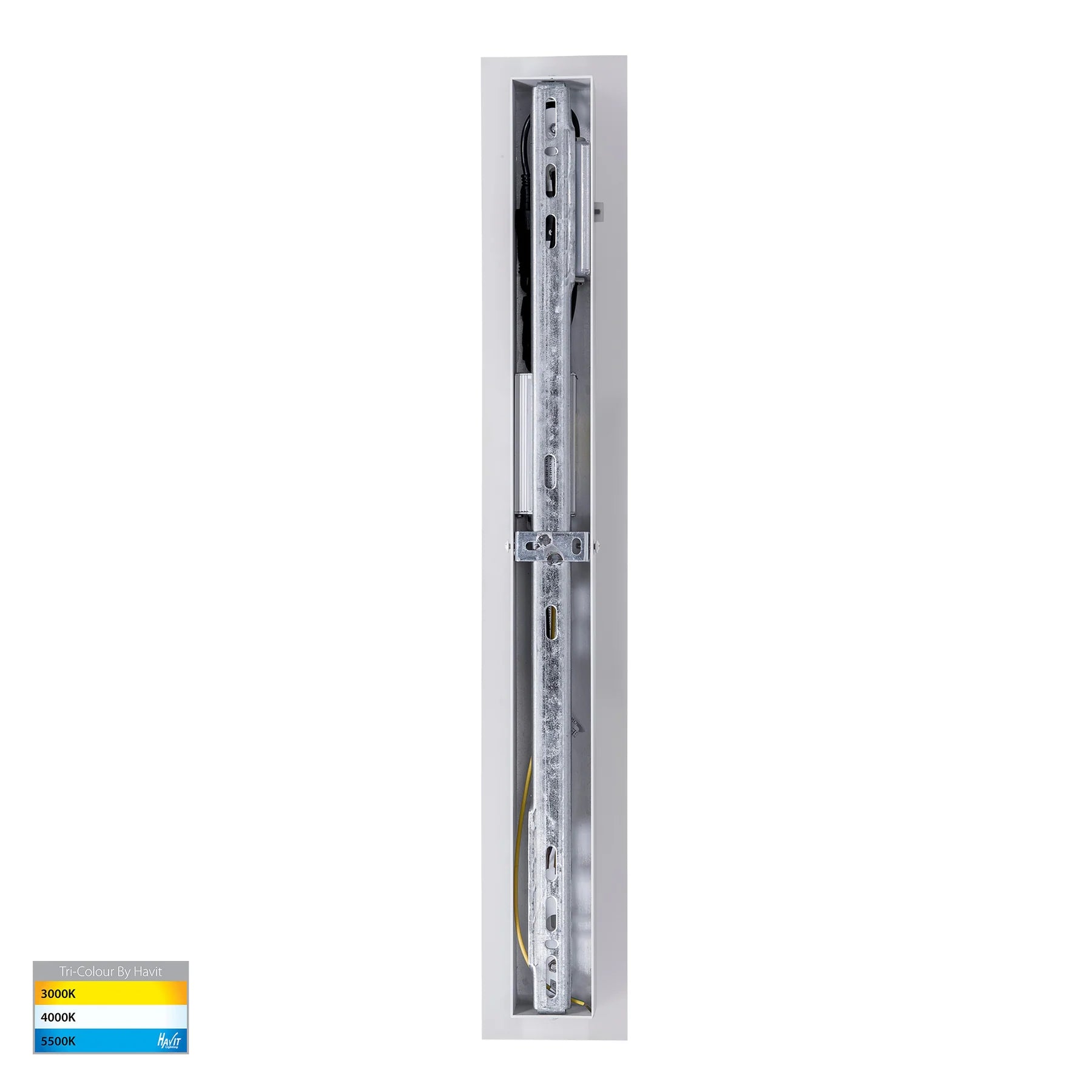 Havit Barline Shadow 600mm Exterior Wall Lights Tri- Aluminium White 9