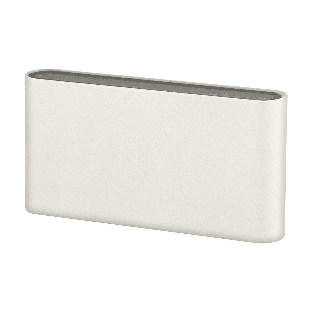 Domus LYNX Medium Exterior Down Wall Lights Tri- Black/ White 10W 12 ...