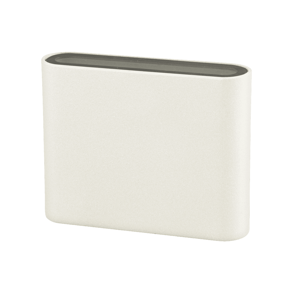 Domus LYNX Small Exterior Up/Down Wall Lights Tri- Black/ White 6W 12 ...