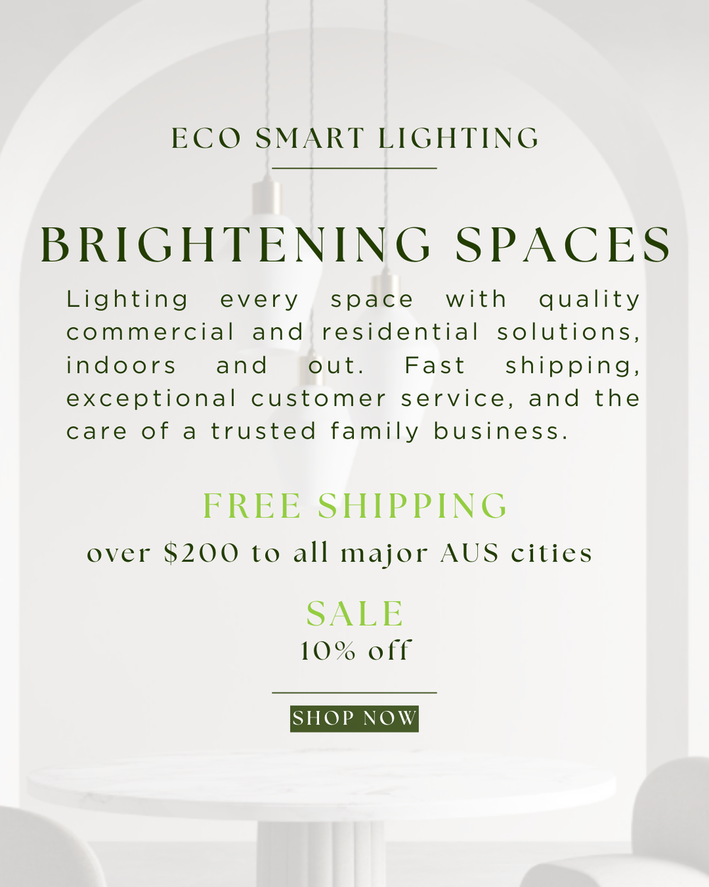 Eco Smart Lighting - LED Lights Australia - Residential Commercial