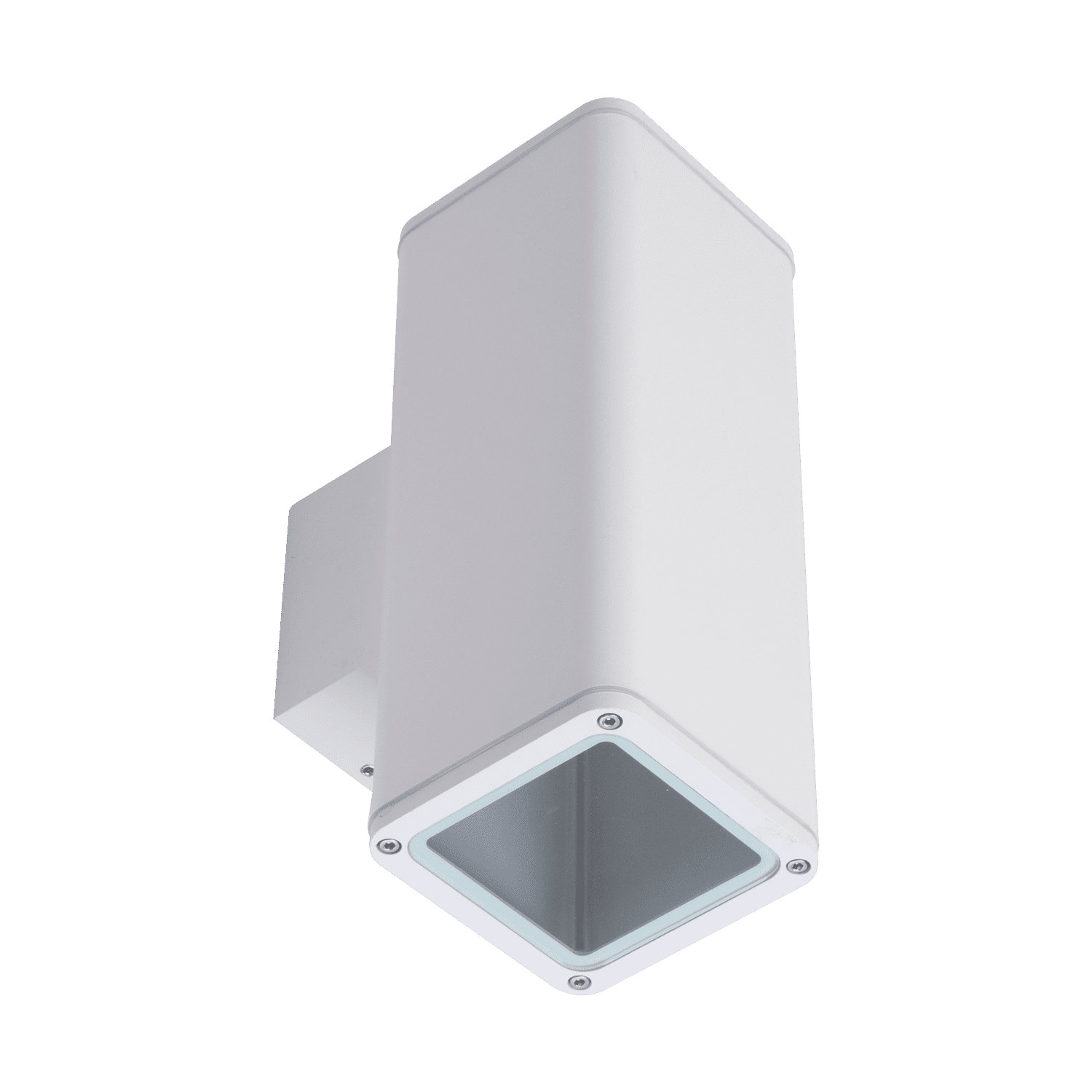 Domus PIPER-PRO-2-SQR Exterior Wall Lights Tri- Black/ White 20W 240V