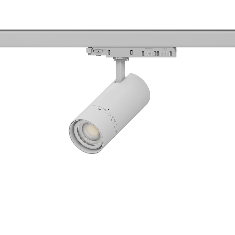 SAL STR4886MPTC Multi LED Track Light Tri- White/ Black 30/40W 240V IP